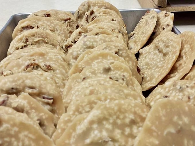 Pralines on parade! These maple sugar pecan delights are marching straight into my heart (and probably onto my hips).