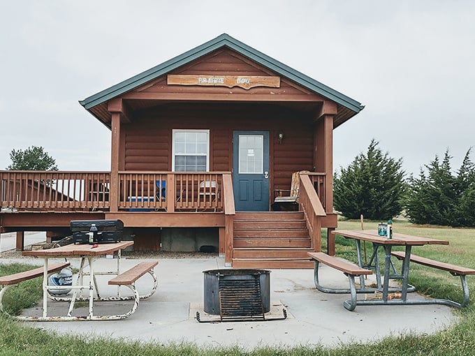 Rustic charm meets modern comfort in this cozy cabin. It's like stepping into a Hallmark movie, but with better Wi-Fi and fewer predictable plot twists.