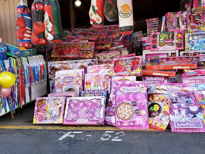 Toy story come to life! This pink paradise of playthings is every kid's dream and every parent's "where do we put it all?"