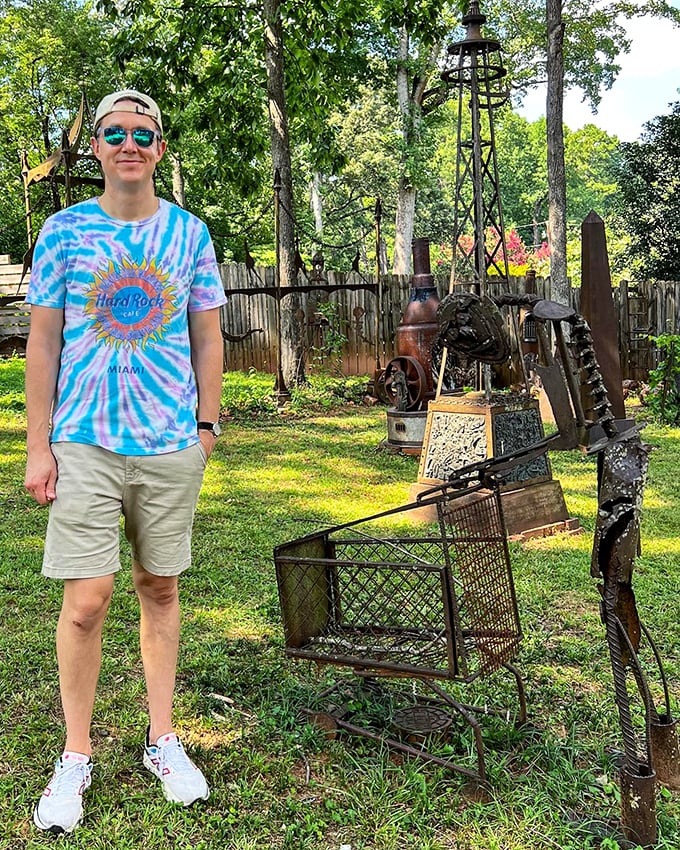 Eye see you! This curious creature seems to have popped right out of a Tim Burton sketchbook.