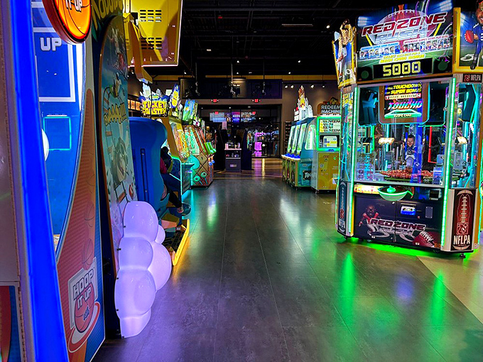 Wide aisles and endless possibilities – it's like a theme park and a Vegas casino had a family-friendly baby.