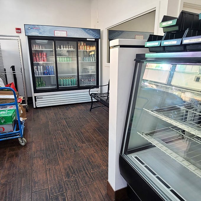 Thirsty? This beverage corner's got you covered. Because even superheroes need a sidekick, and every great donut deserves a drink to match.