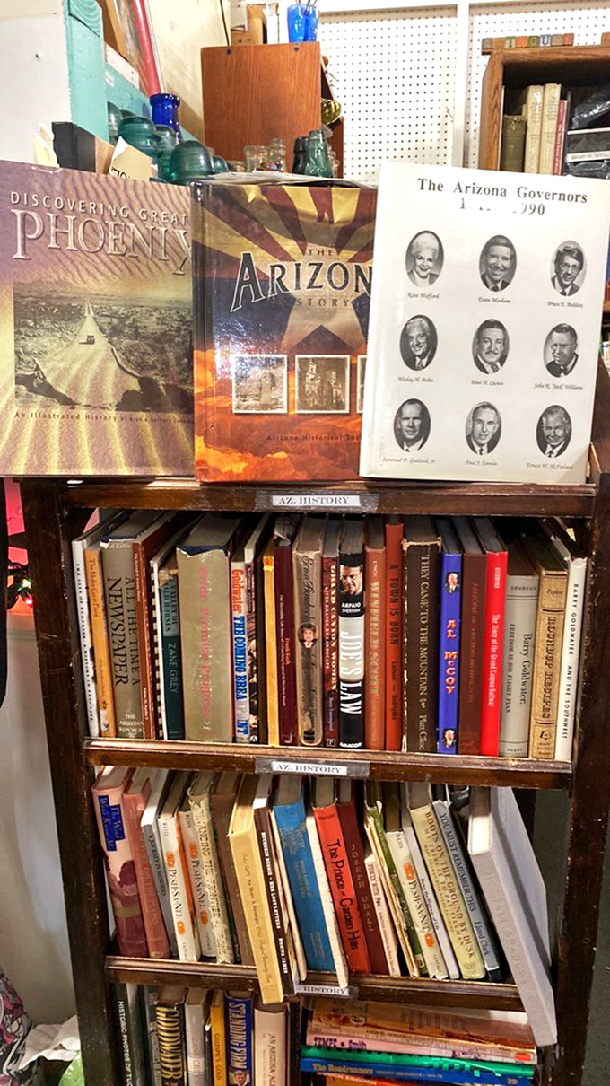 Bookworms, rejoice! This literary corner is like a time machine for your mind. From Arizona's past to America's future, every page tells a story.