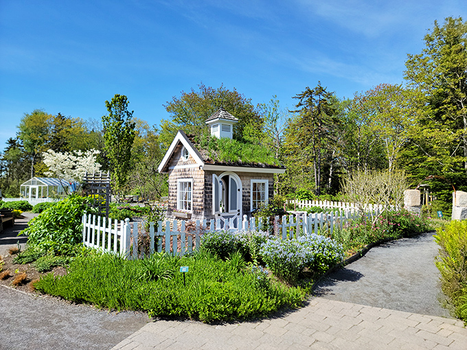 The Coastal Maine Botanical Gardens: where fairies might actually live. This enchanting cottage garden looks like it's been sprinkled with pixie dust.