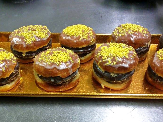 Hold your horses! These mini burger donuts are a whimsical twist on two American classics. It's a flavor rodeo in every bite.