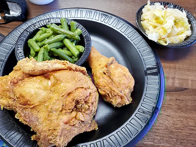 Finger-lickin' fantastic! This chicken is so irresistible, you'll be tempted to start a support group: "Crispy Skin Anonymous."