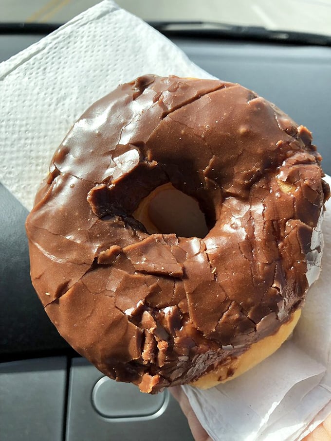 Chocolate lover's dream come true! This frosted donut looks so good, it might just make you forget about your diet... oops!