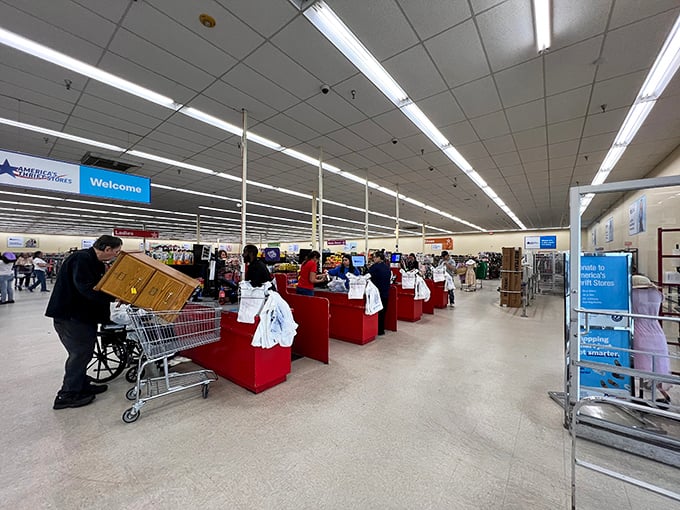 The final frontier of your thrifting odyssey. Will your cart runneth over with newfound treasures or sensible restraint?