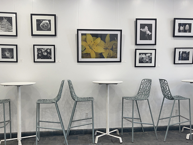 Art that feeds the soul! These black and white beauties aren't just eye candy; they're conversation starters between bites of Southern comfort.