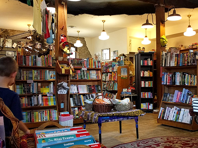 Who needs a boring old window display when you can have a construction site for bookworms? Hard hats optional, imagination required!