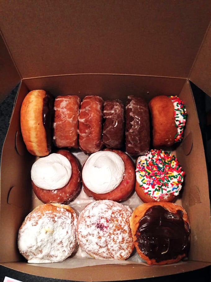 A baker's dozen of pure joy. This box of donuts is like a greatest hits album for your taste buds.