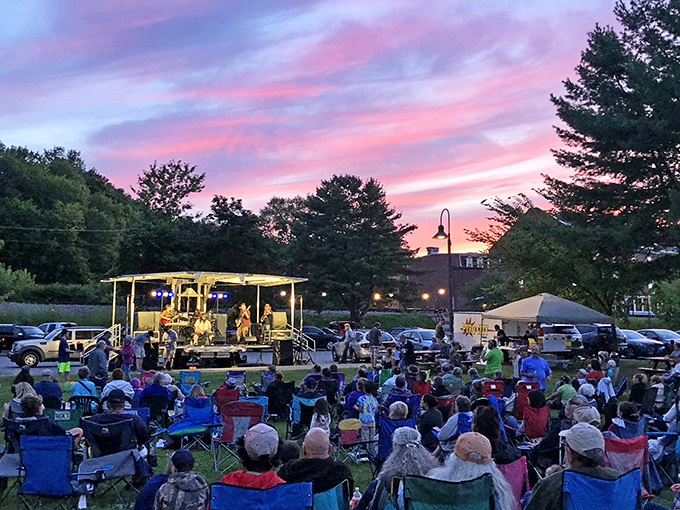 Twilight tunes and community grooves: Gardiner's outdoor concerts are where lawn chairs become VIP seats and mosquitoes are the unwanted opening act.