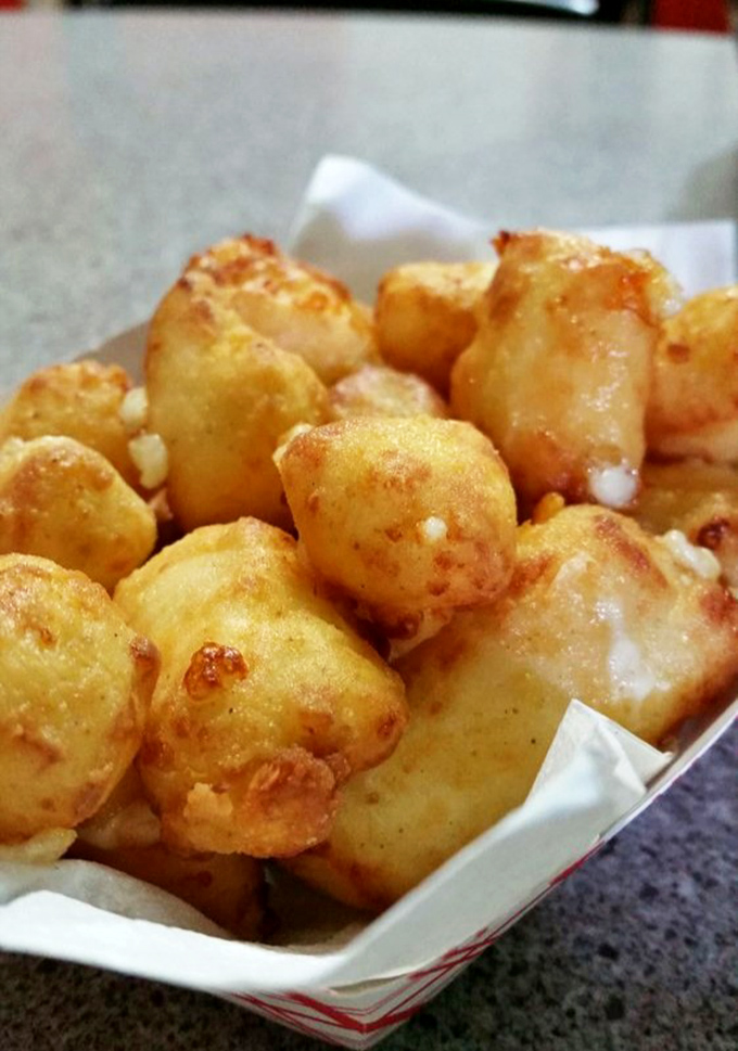 Golden, crispy, and oh-so-gooey. These fried cheese curds are like little nuggets of happiness that make your taste buds do a happy dance.