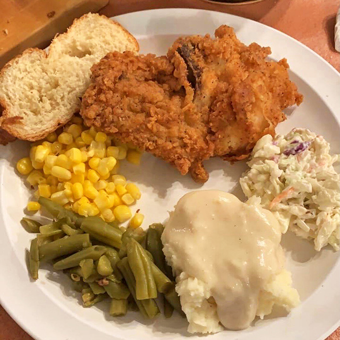 "A plate that screams 'America!' louder than a bald eagle. It's comfort food so good, it should come with a warning label."