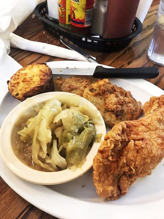 Cluck yeah! This golden-brown chicken is crunchier than your dad's favorite dad jokes and twice as satisfying.