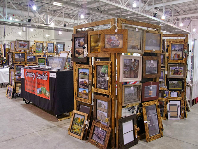 An art gallery within a flea market? It's like finding a Picasso in your grandma's attic &ndash; unexpected and absolutely delightful!