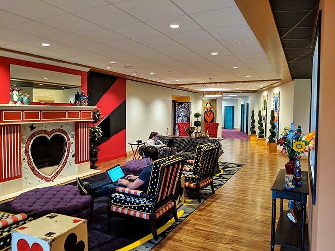 Alice in Wonderland meets Mad Men - Epic's whimsical workspaces prove that creativity knows no bounds.