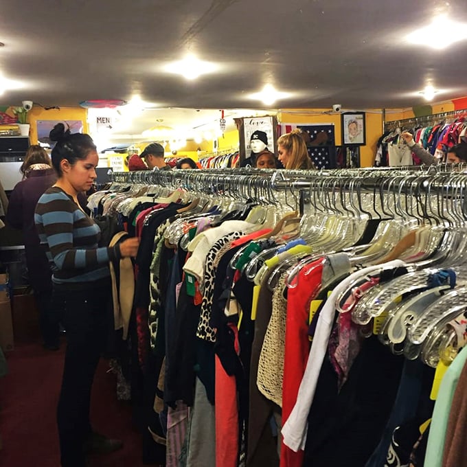 The thrill of the hunt is real. These shoppers are like fashionistas on a safari, stalking the elusive designer bargain.