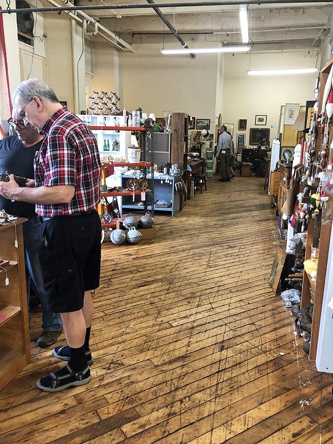 Where else can you find vintage threads and timeless treasures all under one roof? It's like a department store for time travelers.