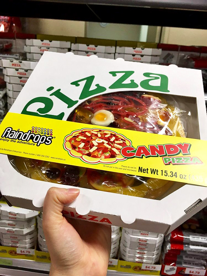 Pizza-shaped candy? It's the ultimate Italian-American fusion that won't offend your Nonna! All the fun of pizza, none of the grease stains.