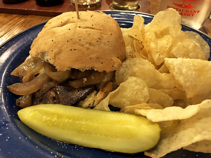 The sandwich that launched a thousand food comas. This pot roast on a bun is comfort food incarnate.