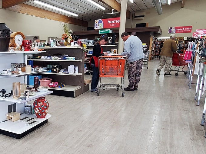 The home goods section: where your kitchen dreams and DIY aspirations collide. It's like "Chopped" meets "Trading Spaces," but with better prices.