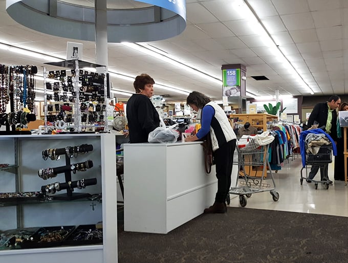 Retail therapy in session! The friendly faces behind the counter are ready to help you find that needle in a haystack of bargains.