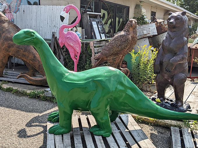 It's a menagerie of the imagination! These colorful creatures look ready to come alive for a "Night at the Museum: Minnesota Edition."