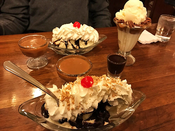 Ice cream sundaes or edible works of art? These towering creations look like they're auditioning for a starring role in your sweetest dreams.