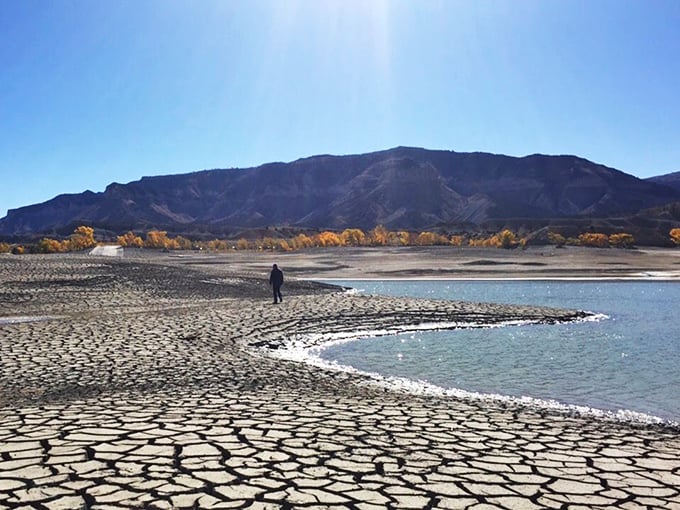 Beachcombing, Utah-style. Who needs seashells when you've got million-year-old rocks telling Earth's story? Time to channel your inner geologist!