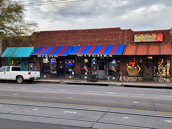 Bison Witches: Where sandwiches meet spirits. This Tucson hotspot casts a spell with its magical mix of deli delights and libation elation.
