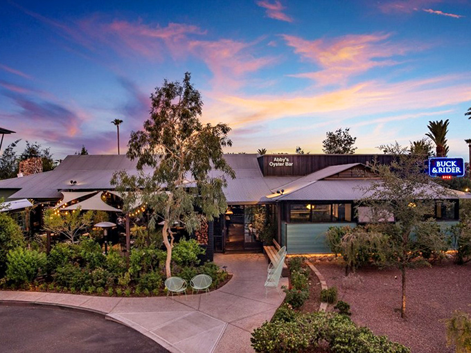 Buck & Rider: Where sophistication meets sand between your toes. It's the culinary equivalent of a perfectly tailored Hawaiian shirt.