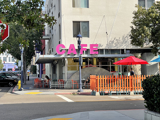 Cafe 222: Wake up and smell the waffles! This pink paradise is San Diego's answer to breakfast boredom.