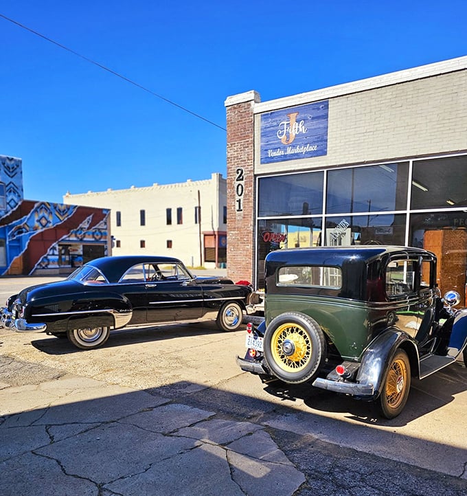 "Fifth J: Where James Dean meets Jane Austen in a delightful dance of decades."