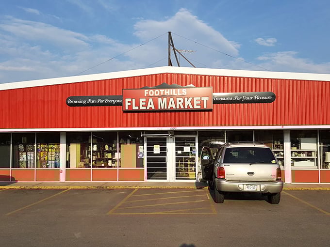 Step into a treasure trove of yesteryear! This red barn of wonders is where nostalgia comes to shop.