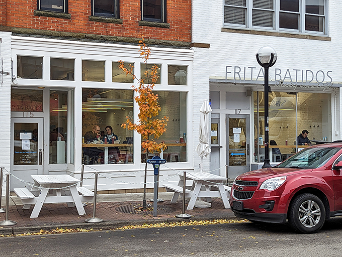 Frita Batidos Ann Arbor: Where Cuban street food meets college town cool. It's like Havana and Harvard had a delicious love child.