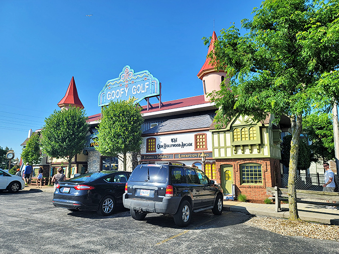 Welcome to Toontown! This goofy golf course is what happens when cartoons design real estate. Bring your sense of humor... and maybe a helmet.