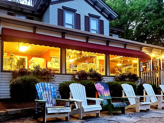 Graham's Fine Chocolates & Ice Cream: Where every truffle tells a story. It's like a library, but instead of books, you "read" chocolates.