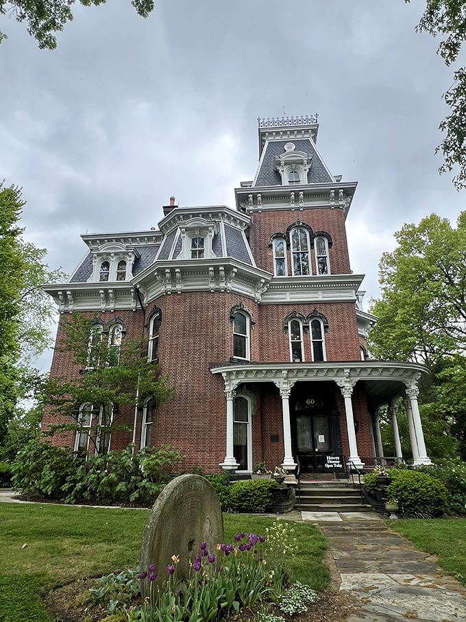 Hower House: Where cereal fortune meets architectural eye candy. This Second Empire stunner is a feast for the eyes!