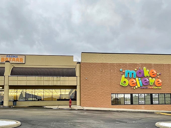 Make Believe: Where reality checks bounce and imagination runs the bank. Get ready for a withdrawal of pure fun!