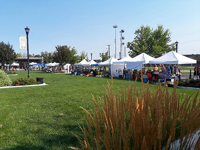Nampa's double feature: Part farmers market, part flea market, all fun. It's like a treasure hunt with snacks!