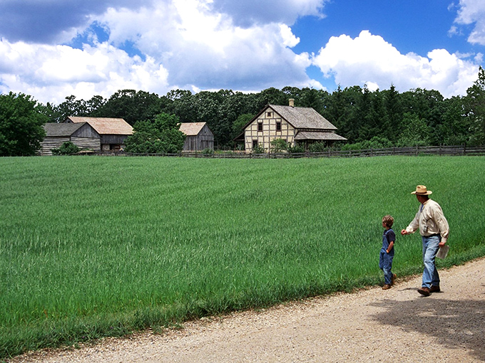 Time travel without the flux capacitor! Old World Wisconsin lets you experience pioneer life without the dysentery or wolf attacks.