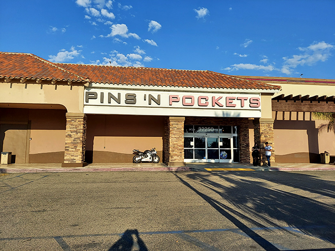 Pins N Pockets: Where Spanish architecture meets bowling fever. Ole for a strike, anyone?