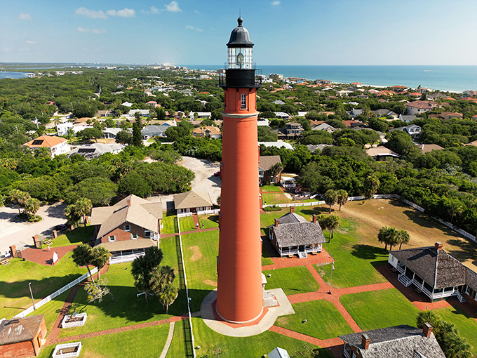 Ponce Inlet Lighthouse: Florida's towering beauty. Climb 203 steps for a view that'll make your Instagram followers green with envy.