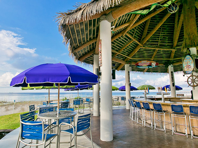 Riptides: Where thatched roofs meet Gulf views. It's like someone bottled paradise and served it with a paper umbrella.