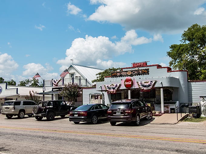 Antique shopping heaven in a town smaller than your average Walmart. It's like your grandma's attic, but with price tags and air conditioning.
