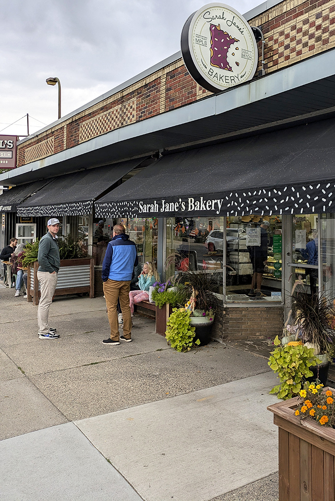 Sarah Jane's nostalgic storefront: Where time stands still and calories don't count. Welcome to the land of sprinkles and smiles!