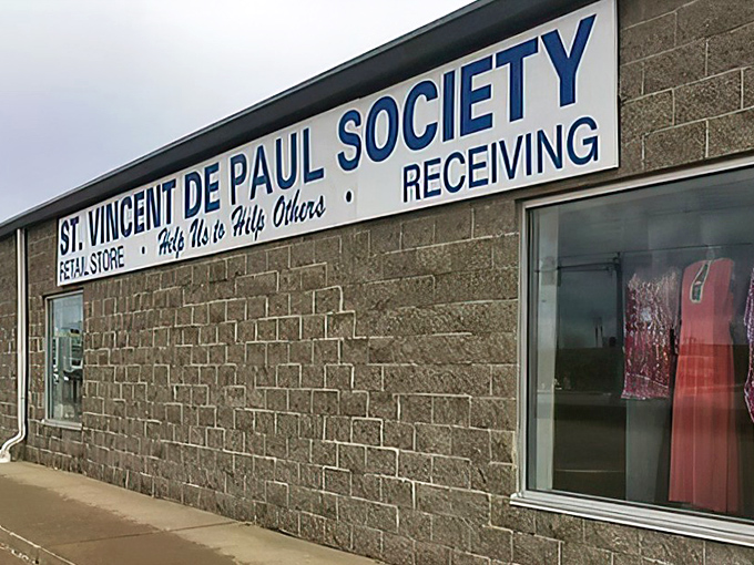 Help us to help others... find amazing deals! St. Vincent de Paul Society: where shopping meets saintly savings.