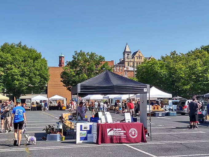 Farm-fresh fantasy! Staunton's market is where veggies are the new black, and kale is always in fashion.