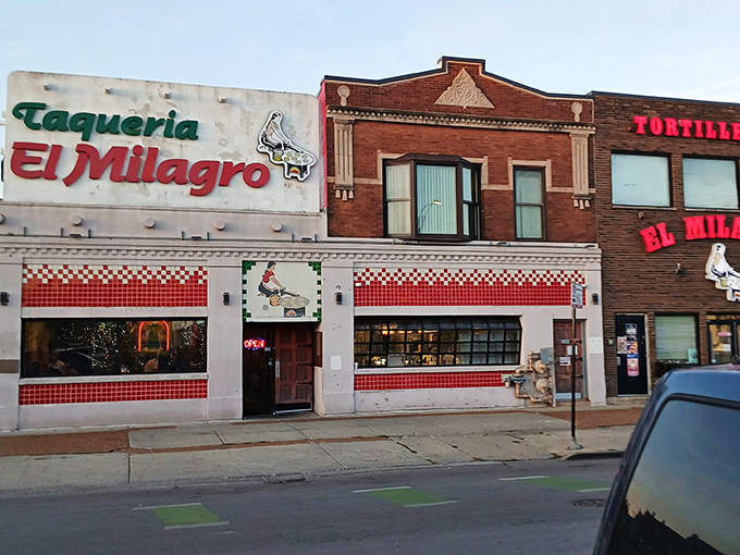 El Milagro: Where miracles happen one tortilla at a time. That stork isn't delivering babies&mdash;it's bringing bundles of joy to your stomach!